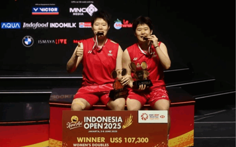 Liu Sheng Shu/Tan Ning Juara Indonesia Open 2025, Sukses Kunci Gelar ...